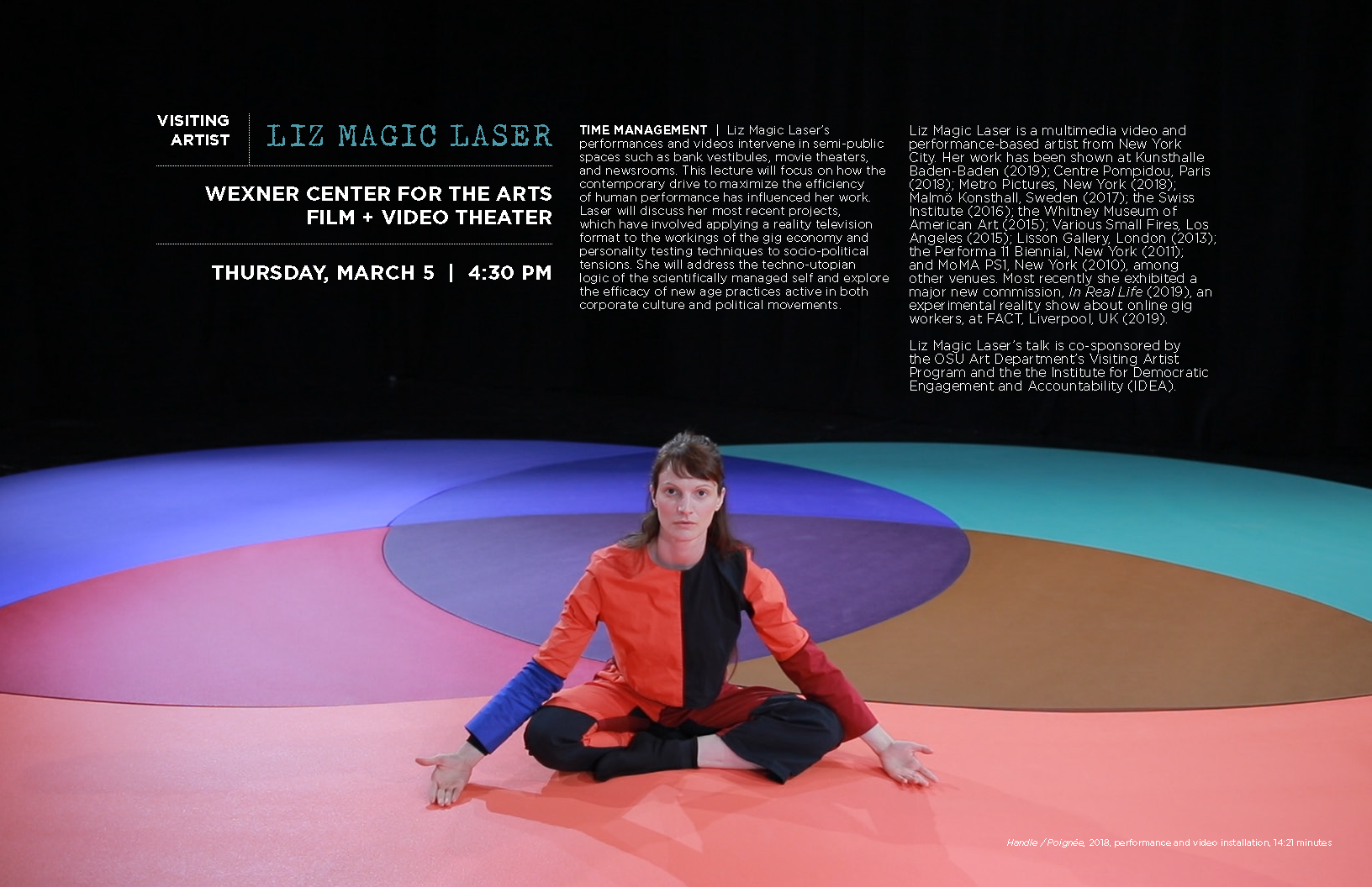 Liz Magic Laser Lecture at Wexner, Cosponsored by IDEA | Democracy ...